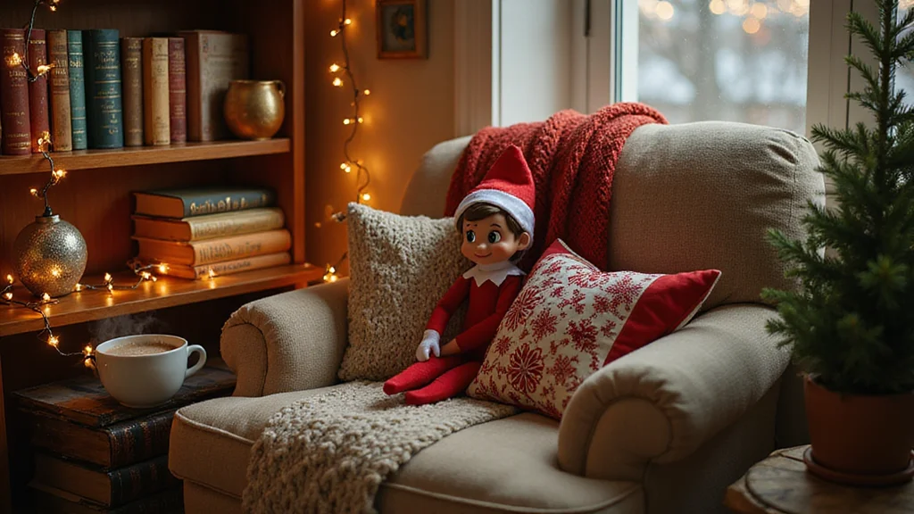 16 Whimsical Elf on the Shelf Decor Ideas for Book Lovers